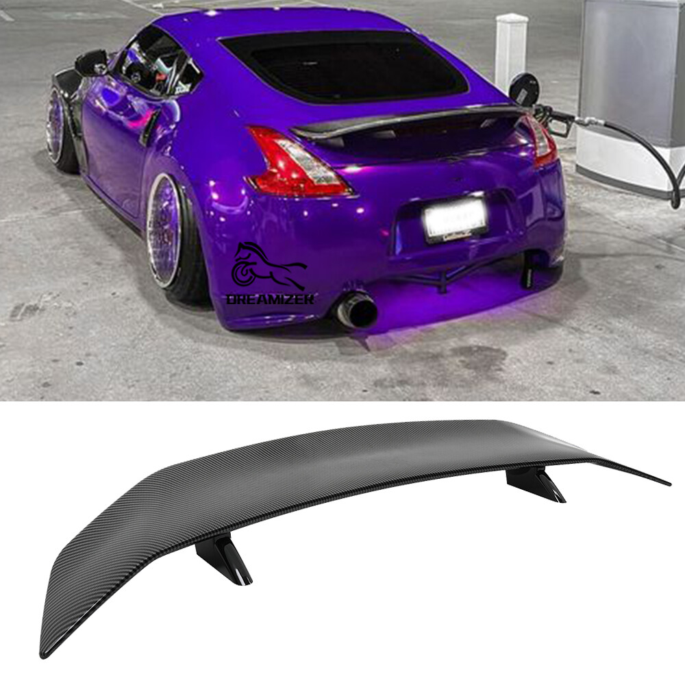 For Nissan 370z 350z 47" Carbon Fiber GT Rear Trunk Spoiler Roof Tail ...