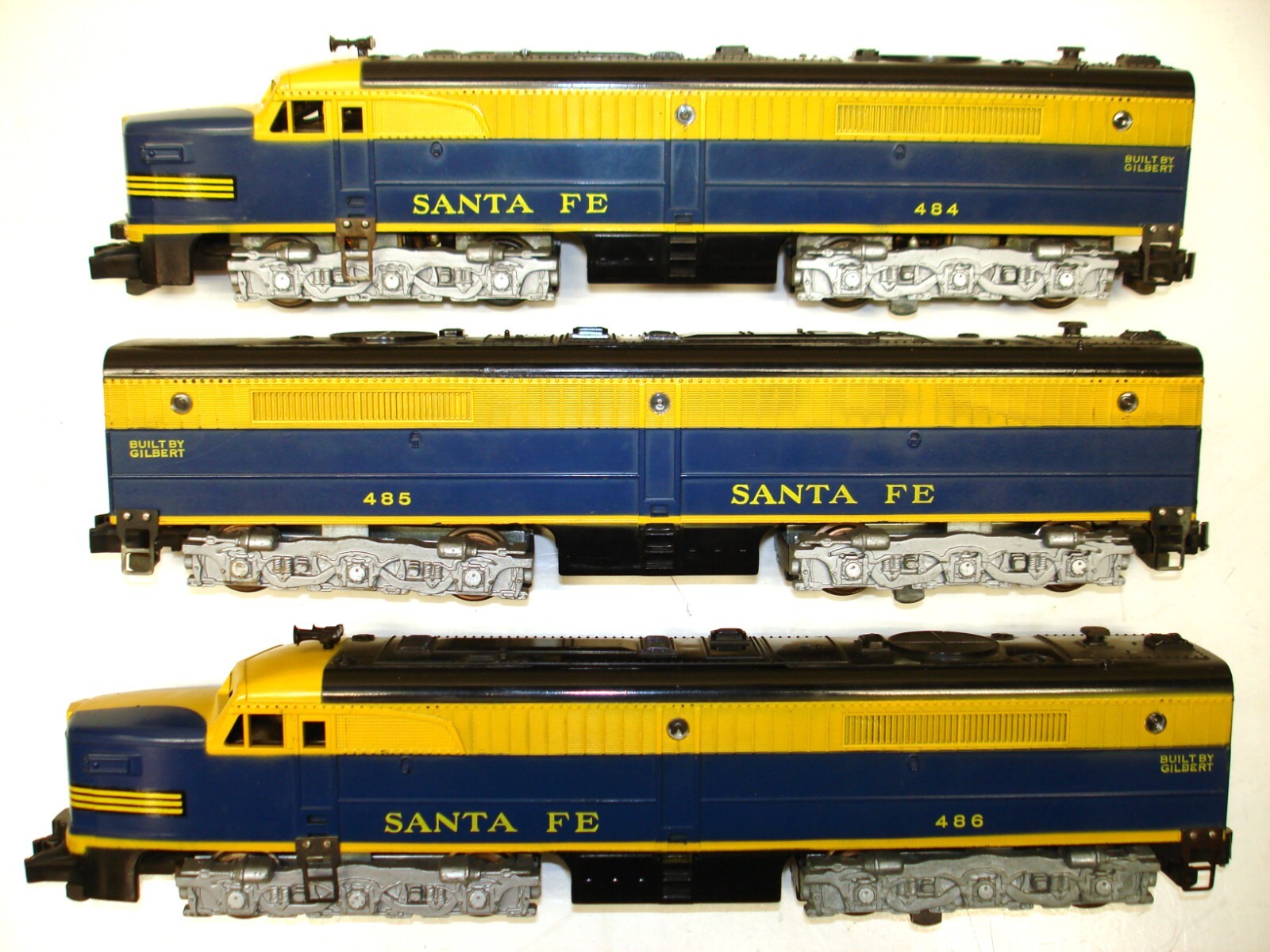 484/485/486 American Flyer Santa Fe Alco A-B-A Diesel Engines [Lot M5 ...