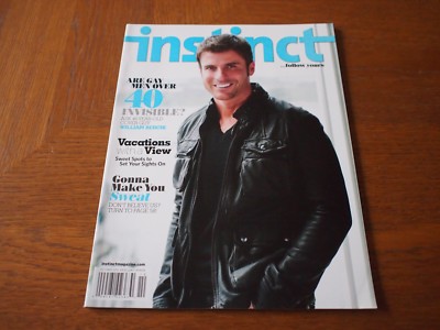 Instinct Magazine 2010 LGBT Gay Mens Interest Fashion Lifestyle WILLIAM ...