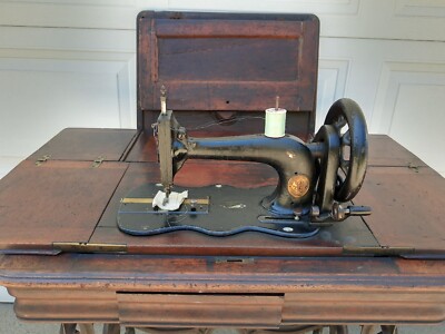 RARE 1871 Singer 12 Sewing Machine, Mother Of Pearl Inlaid, ORIGINAL ...