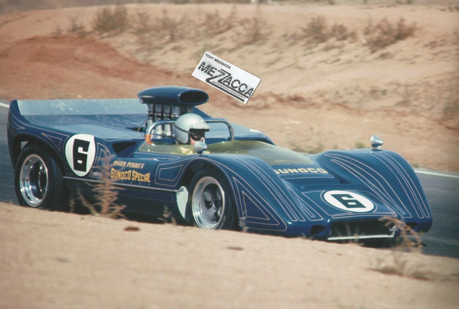 MARK DONOHUE SUNOCO MCLAREN M6B 68 SCCA CAN AM/LA TIMES GRAND PRIX ...