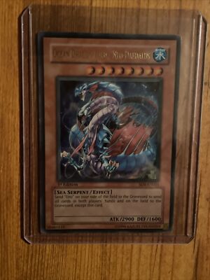 1996 OCEAN DRAGON LORD NEO DAEDALUS YUGIOH 1ST EDITION FOIL HOLO CARD ...