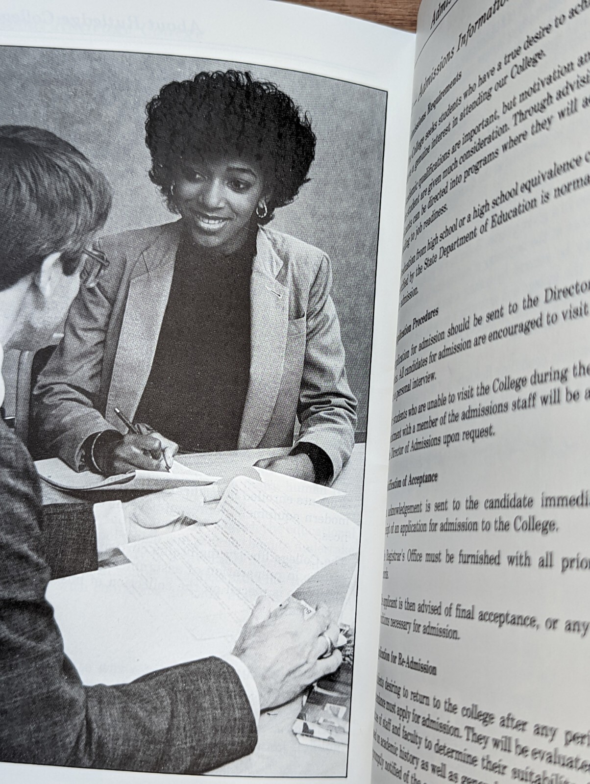 Rutledge College Catalog 1984 Charlotte NC George Shinn Schools | eBay