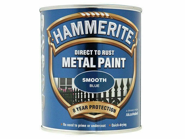 Hammerite 750 Metal Paint Smooth - Blue (5092826) for sale online | eBay