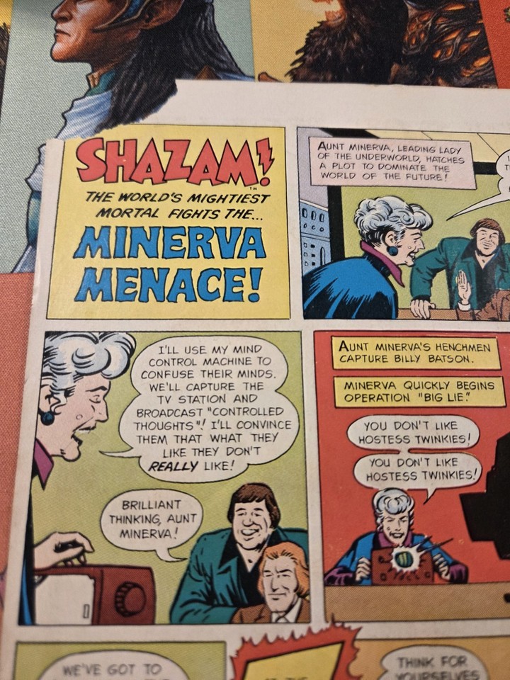 1975 SHAZAM Hostess Twinkies Snack Food Vintage DC PRINT AD - MINERVA ...