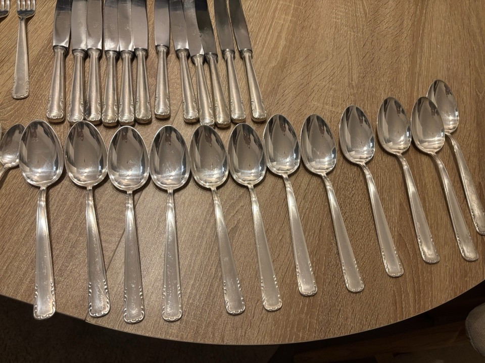 48 Teile 12 x 4 Besteckset Silber 90 SAM Silberbesteck | eBay.de