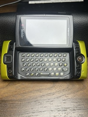 T-Mobile Sidekick Green Slider Cell Phone 2008 Untested Needs Battery ...