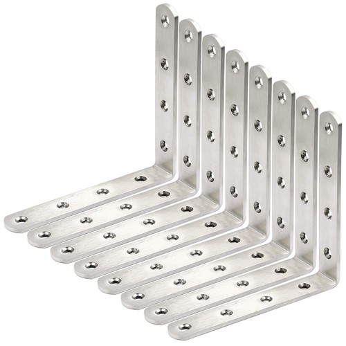 WEBI L Brackets Corner Bracket,90 Degree Stainless Steel Corner Brace ...