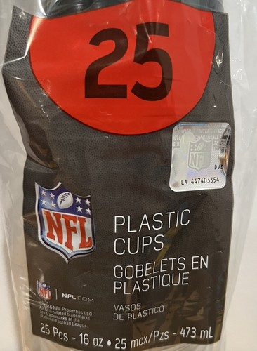 25 Green Bay Packers Disposable Plastic Cups 16 oz Beer Pong NFL ...