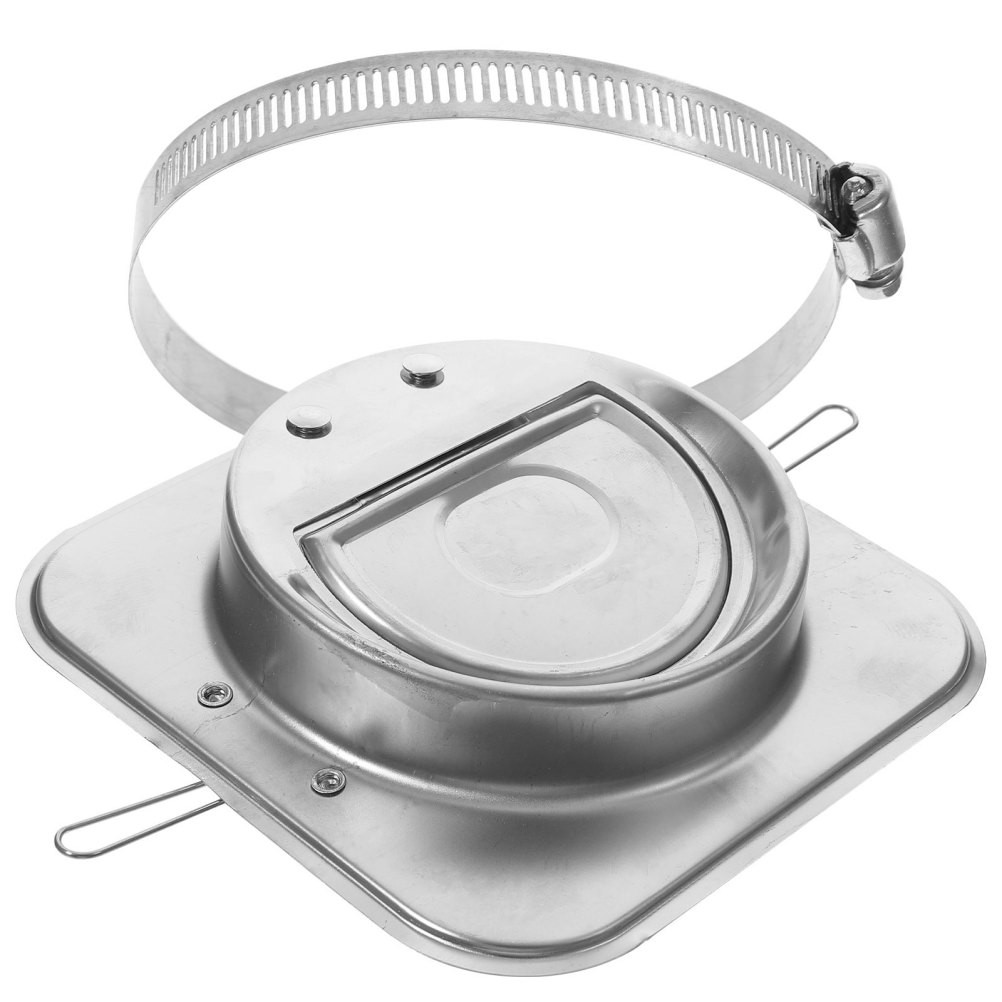 1 Set of Valve Clamp Range Hood Vent Cover Backdraught Valve Backflow ...