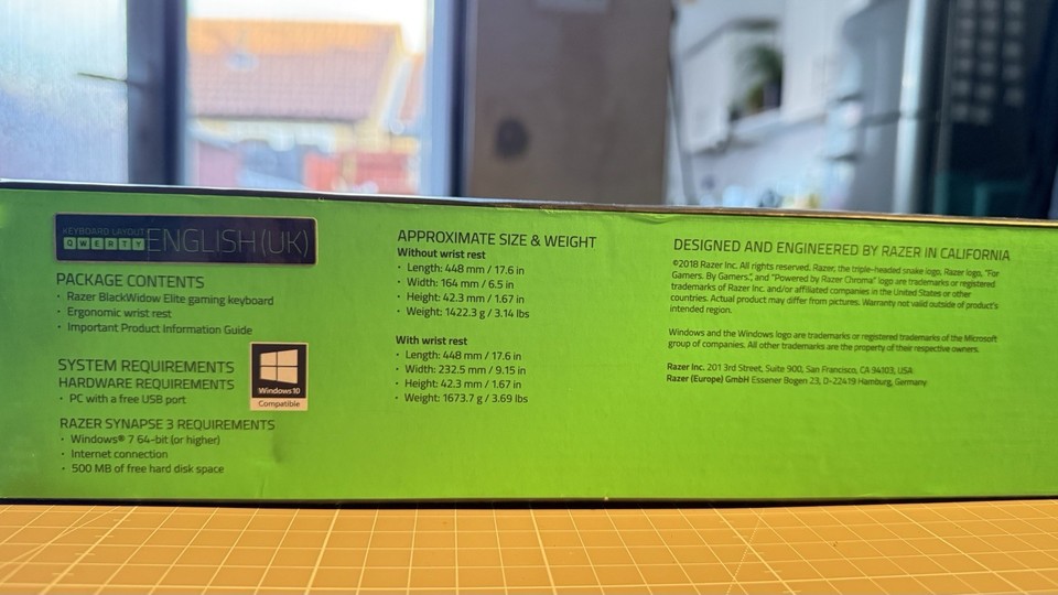 Razer BlackWidow Elite Mechanical Gaming Keyboard - Green Clicky Keys ...