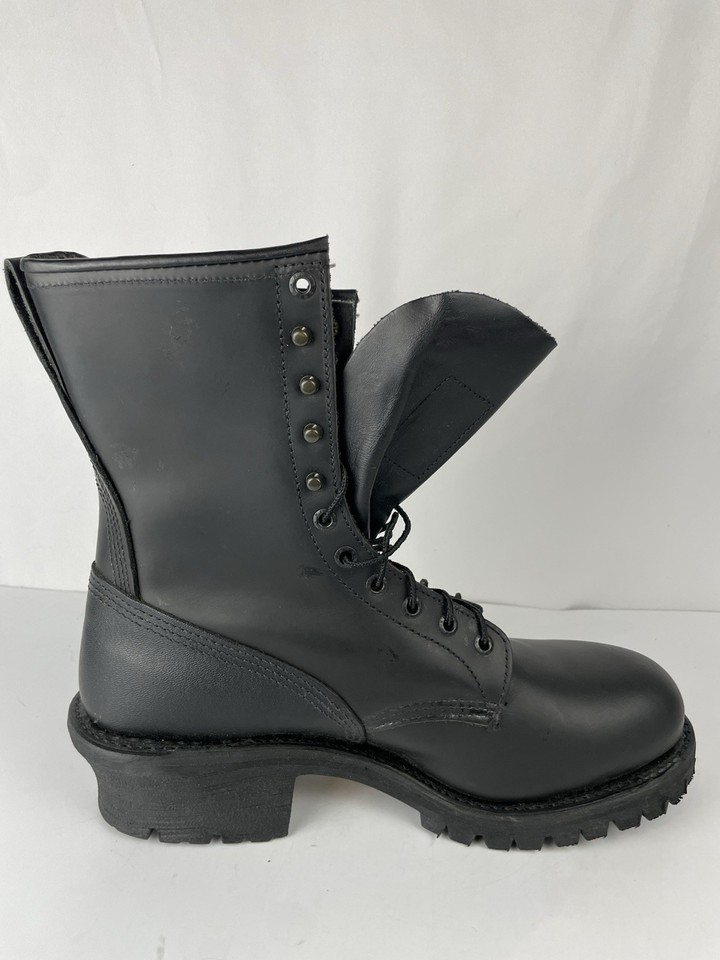 RED WING 2218 Steel Toe Black Logger Boots / Work Boots Men’s 10.5 E ...