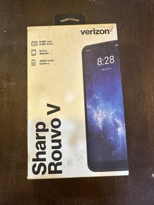 Sharp Rouvo V (Verizon) | 6.5" Display | New Black Expandable Storage ...