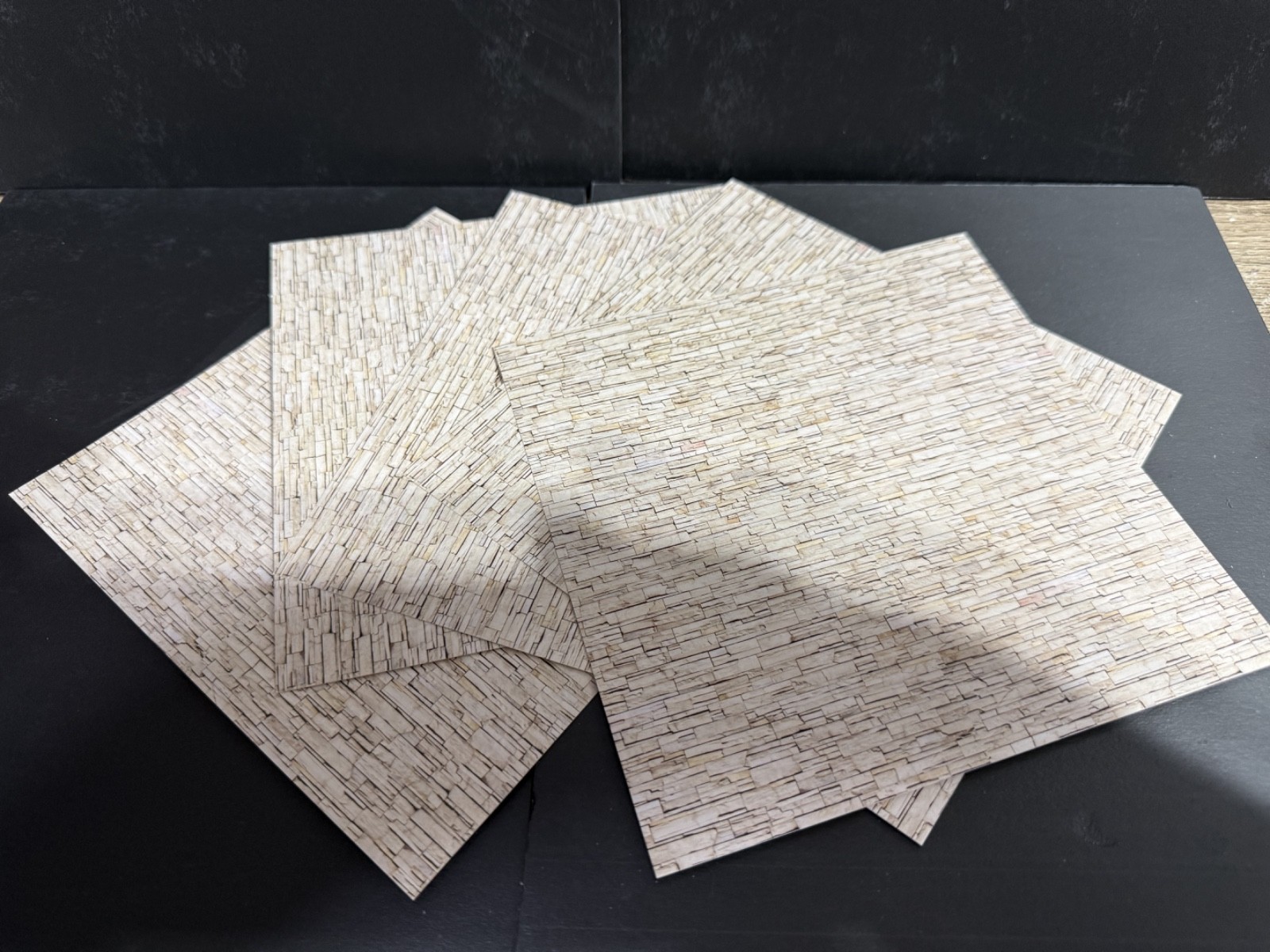 N Scale Stone Model Train Scenery Sheets –5 Seamless 6"x6" Self ...