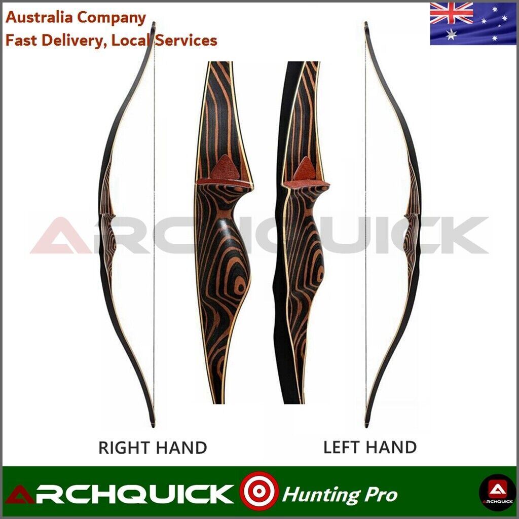 Deerseeker Traditional Hunting Longbow 54" Long bow RH/LH 30-70lb One ...