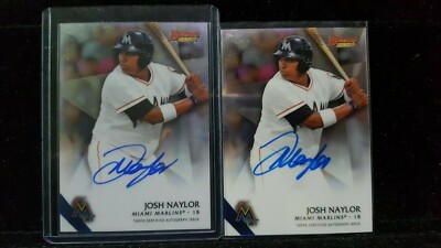 2015 Topps Bowman's Best Josh Naylor Autograph (2x) | eBay