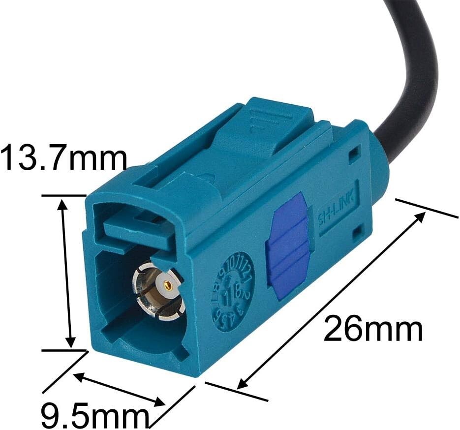 GPS Antenna Fakra Adapter Fakra Z Female Crimp Connector Fakra Z ...