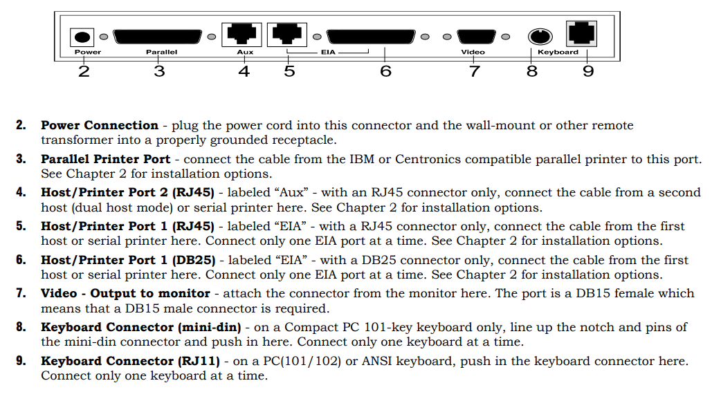 Refurbished ADDS Boundless 4000/260LF Little Foot Mono Terminal w/ PS ...
