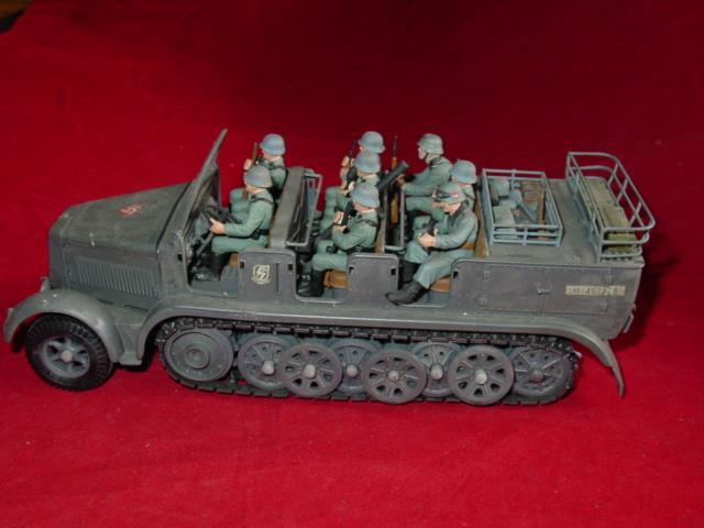 1/35th Tamiya GERMAN 8 TON Sdkfz.7 Half-track Model Kit MT126 (built ...