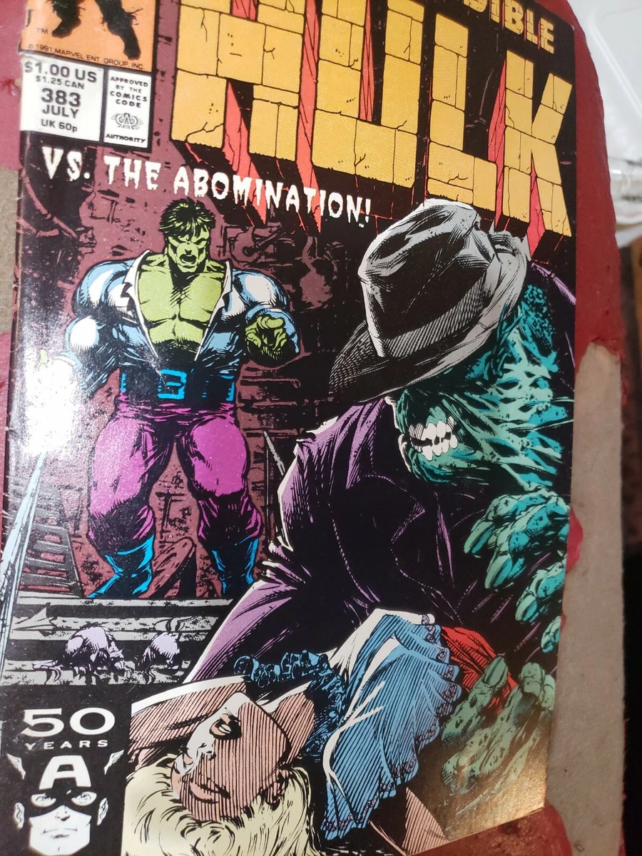 The Incredible Hulk Vs Abomination Poster