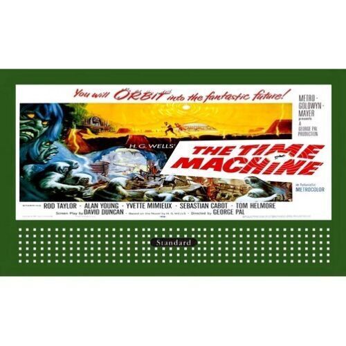 HO 1 1/2" x 3" BILLBOARD SIGN GLOSSY INSERT THE TIME MACHINE | eBay