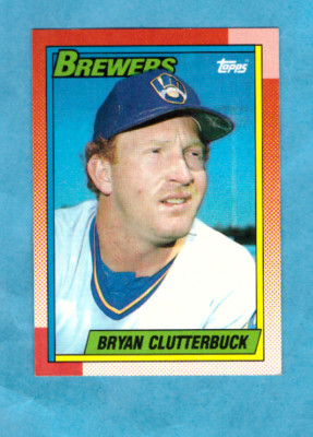 1990 Topps Baseball Card #264 Bryan Clutterbuck Brewers | eBay