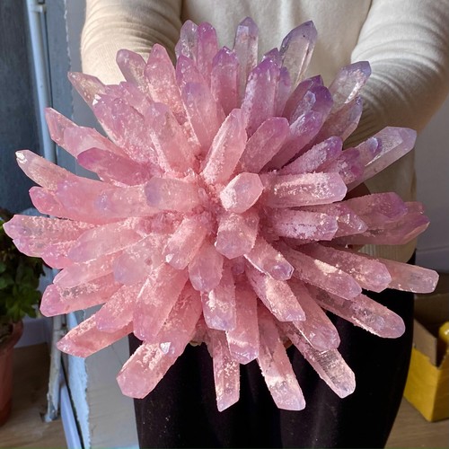 10.27LB Natural pink crystal cluster shaped mineral specimen healing | eBay