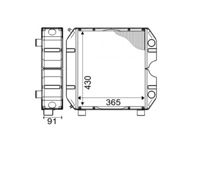 RADIATOR FOR GOLDONI .VM D704 LT 41501 | eBay