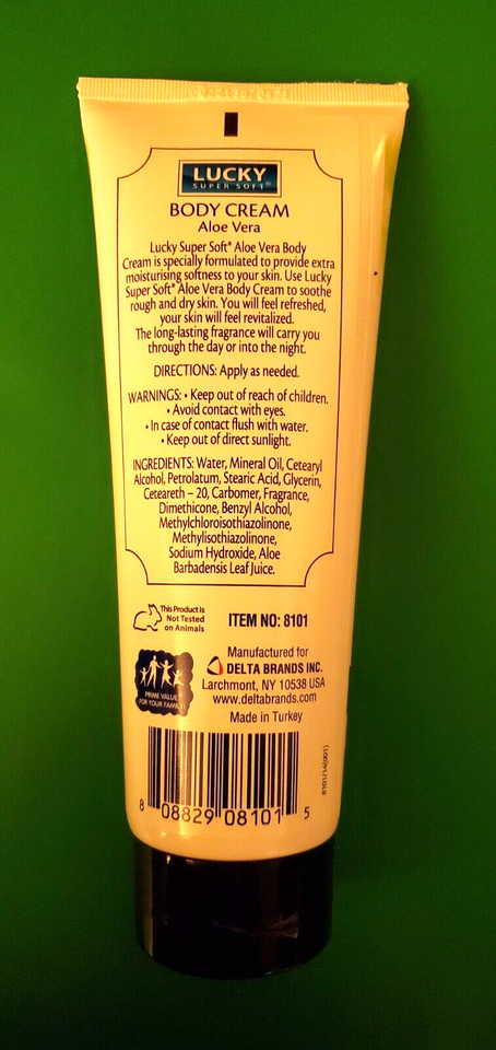 2 PACK LUCKY BODY CREAM ALOE VERA DAILY REFRESHING ULTRA RICH FORMULA ...