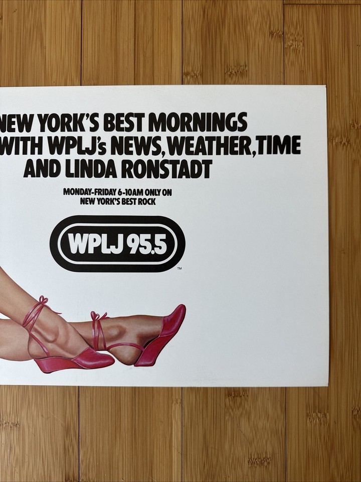 RARE Linda Ronstadt WPLJ Subway Poster 1979 Olivia De Berardinis Art ...