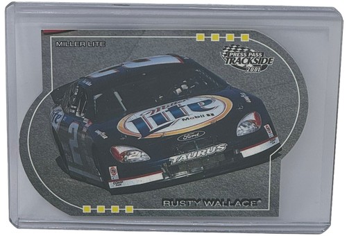Rusty Wallace 2001 Press Pass Trackside Die-Cut Parallel Insert Card ...