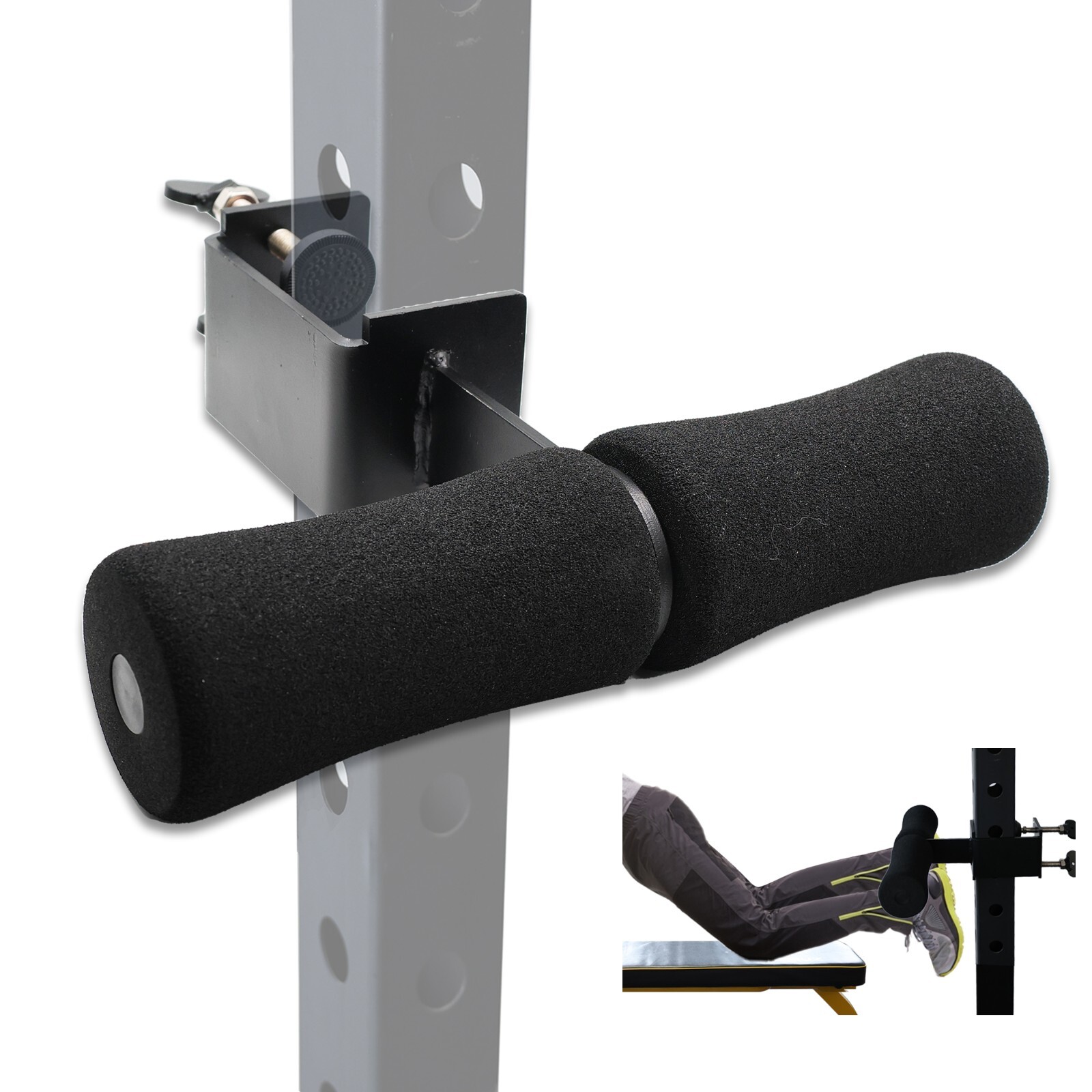 Leg Extension Attachment Nordic Curl Rack Attachment for Power Rack | eBay