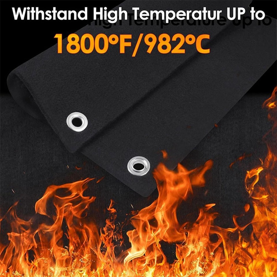 Welding Flame Protector Heat Shield Mat for Various Tasks Including ...