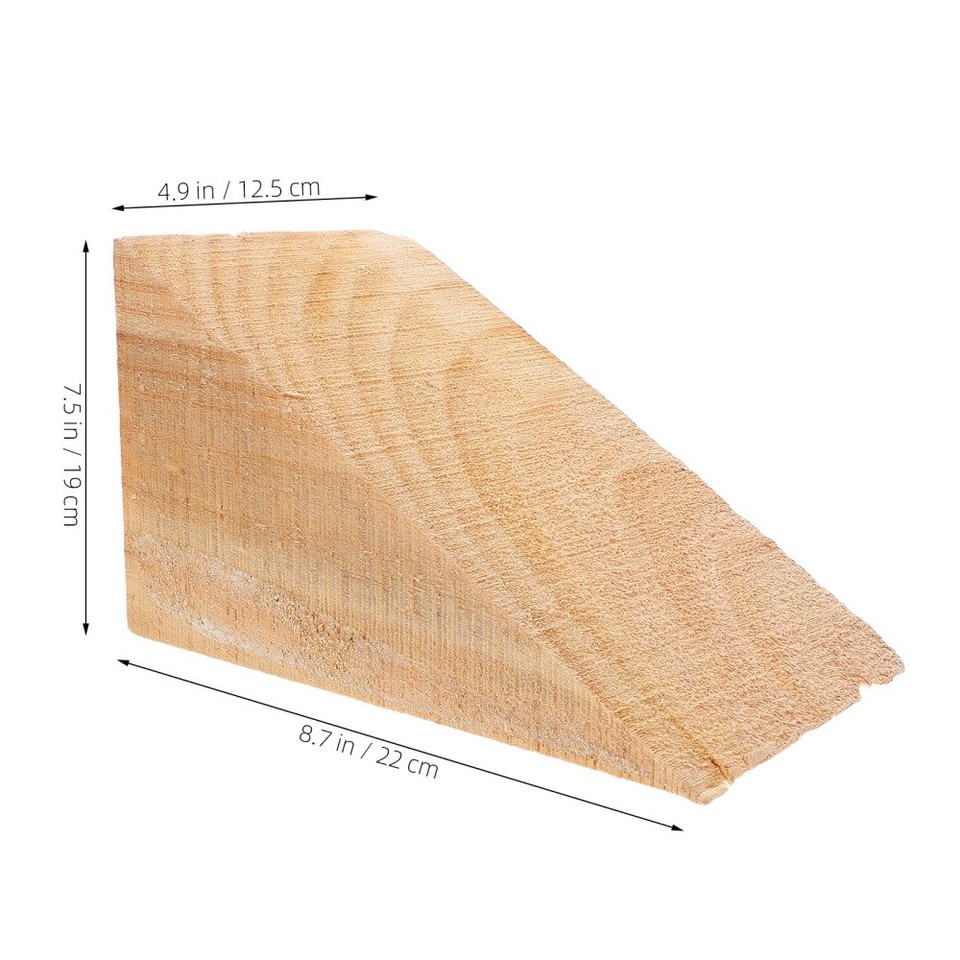 Heavy Duty Wooden Wheel Chocks For Trucks Trailers Anti Slip Wheel ...