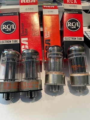 RCA 6080 Power Amplifier Tubes, Black Plates | eBay