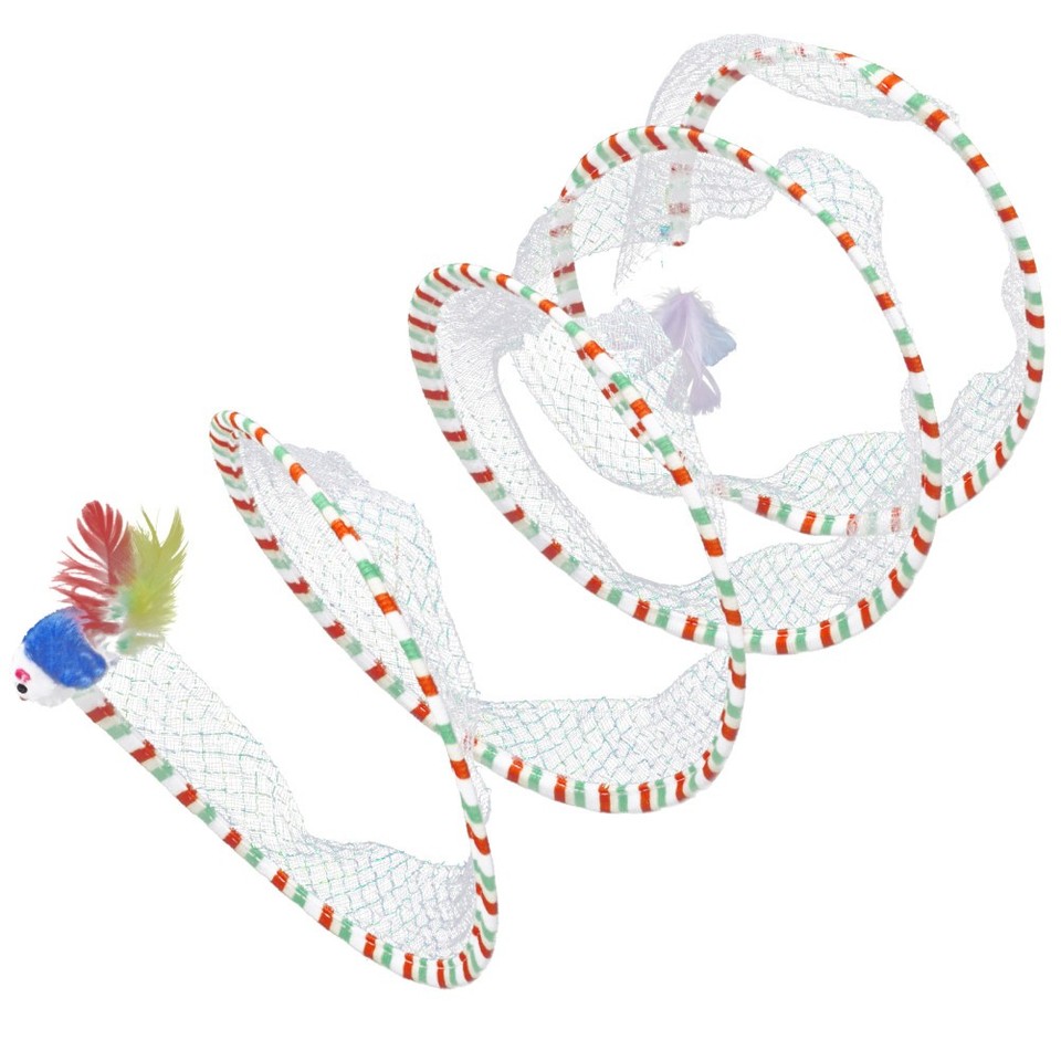 Cat Tunnels Kitten Toys for Indoor Kittens Animals Keep Cats Busy | eBay UK