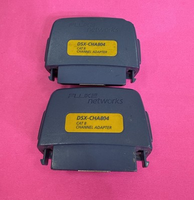Fluke Networks DSX-CHA804 Cat8 Channel Adapter For DSX-8000 SET OF 2 ...