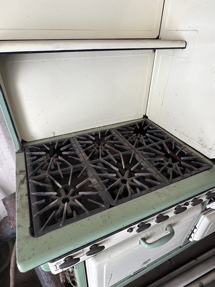 Antique Clark Jewel Gas Stove Oven Early 1900s Movie Prop Set Dresser ...