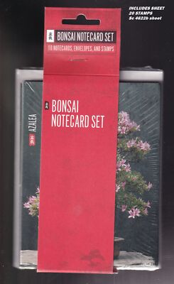 2012 Bonsai plants Sc 4622b booklet pane of 10 with note cards sealed ...