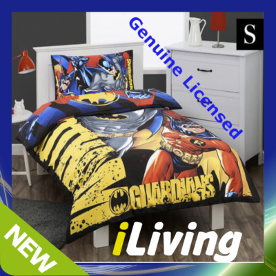 Batman Quilt Cover Doona Duvet Set Single Genuine Licensed New Quality ...