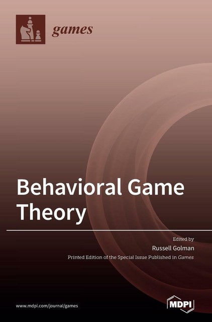 Behavioral Game Theory (2021, Gebundene Ausgabe) online kaufen | eBay.de