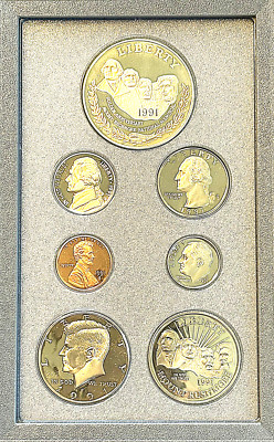 1991-S PRESTIGE PROOF SET / HARD TO FIND / UNC / ONLY (256,954) MINTED ...
