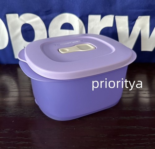 Tupperware CrystalWave Microwave PLUS Mini Rectangular Container 800ml ...