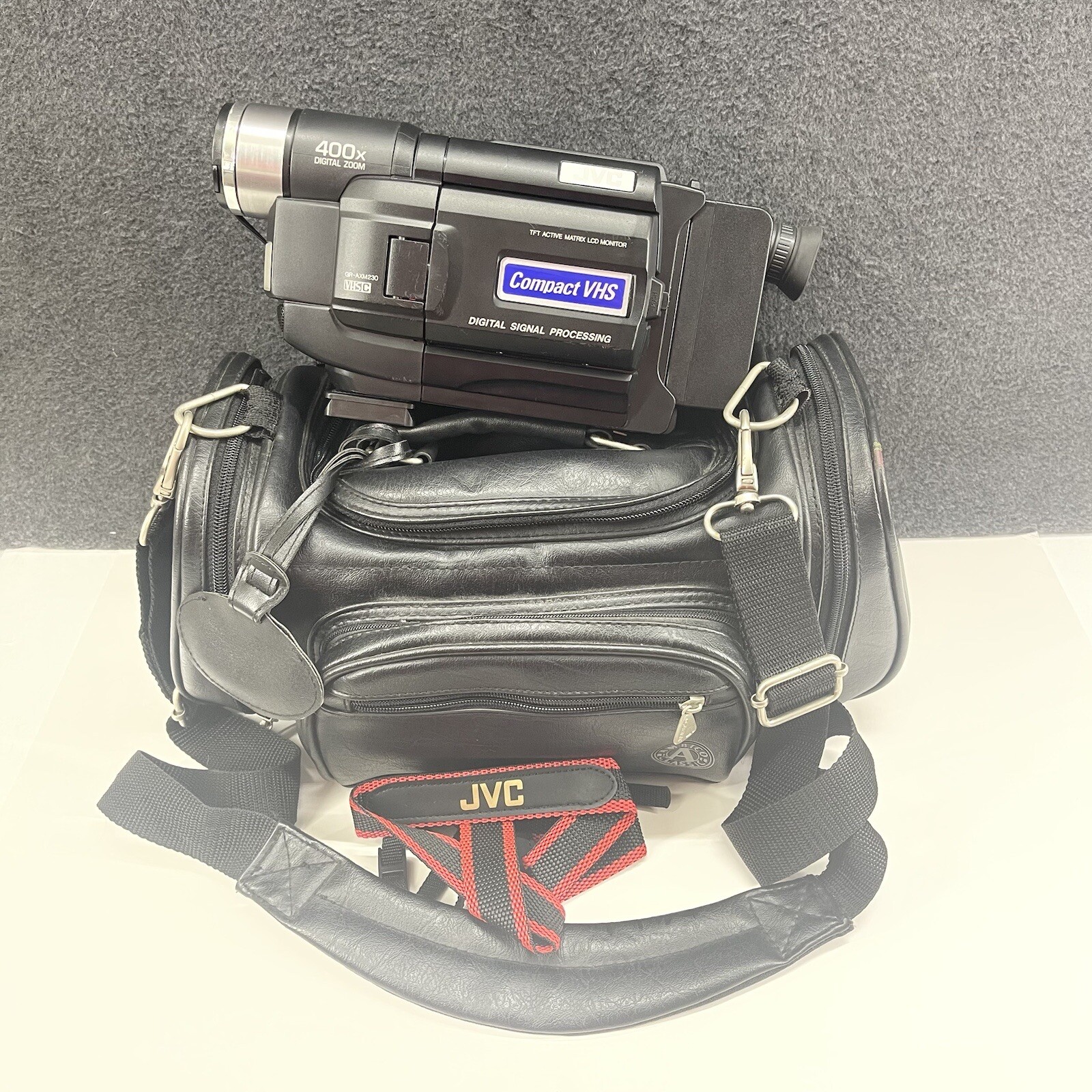 Vintage JVC Compact VHS Camcorder 12x Zoom Camera & Case Only GR ...