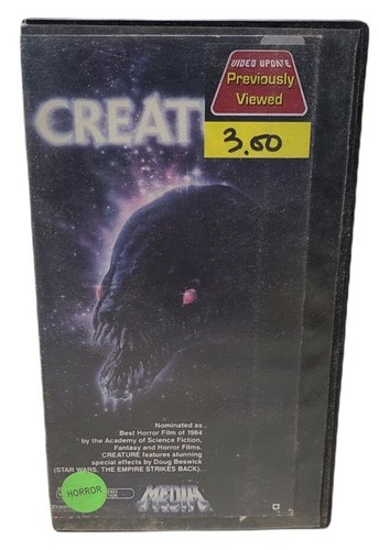 * Vintage 1985 CREATURE Klaus Kinski Sci-Fi Horror Media Home ...