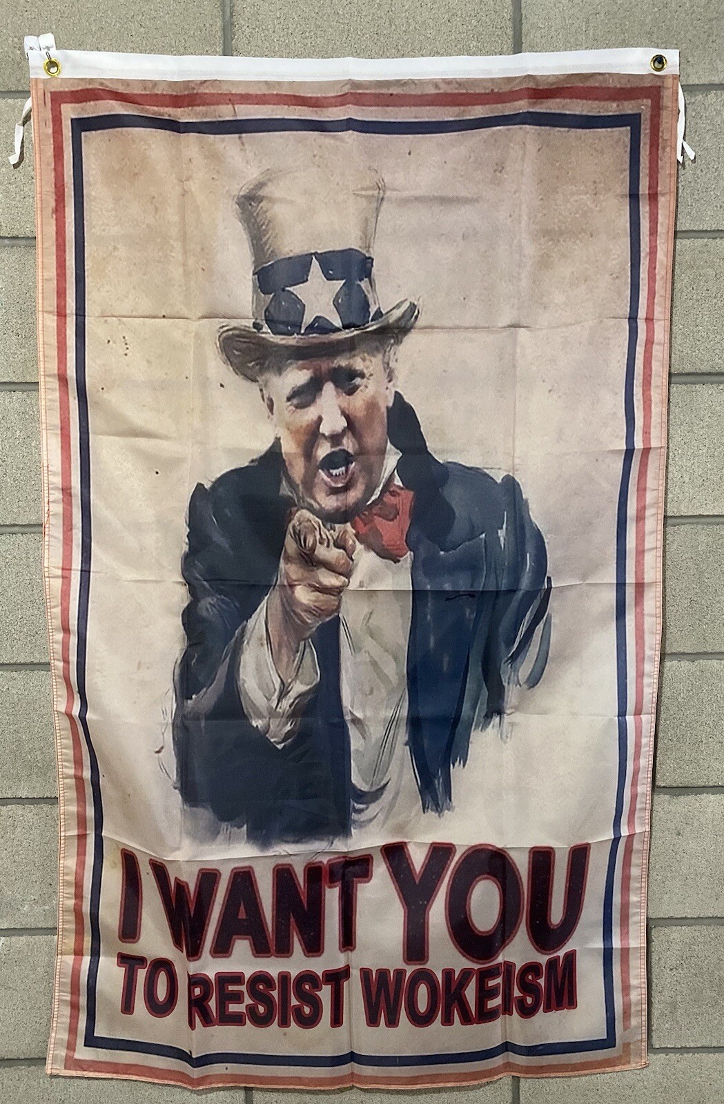 Donald Trump Flag Free Ship Go Woke Broke President Save America USA ...