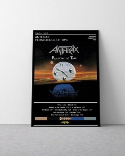 Anthrax Poster | Persistence of Time Poster | eBay