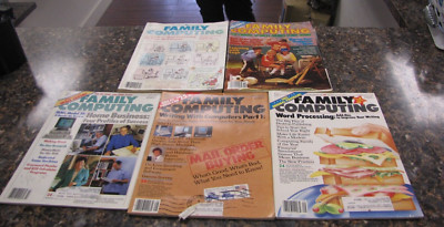 Lot of (5) Vintage Family Computing Magazines - KK30 | eBay
