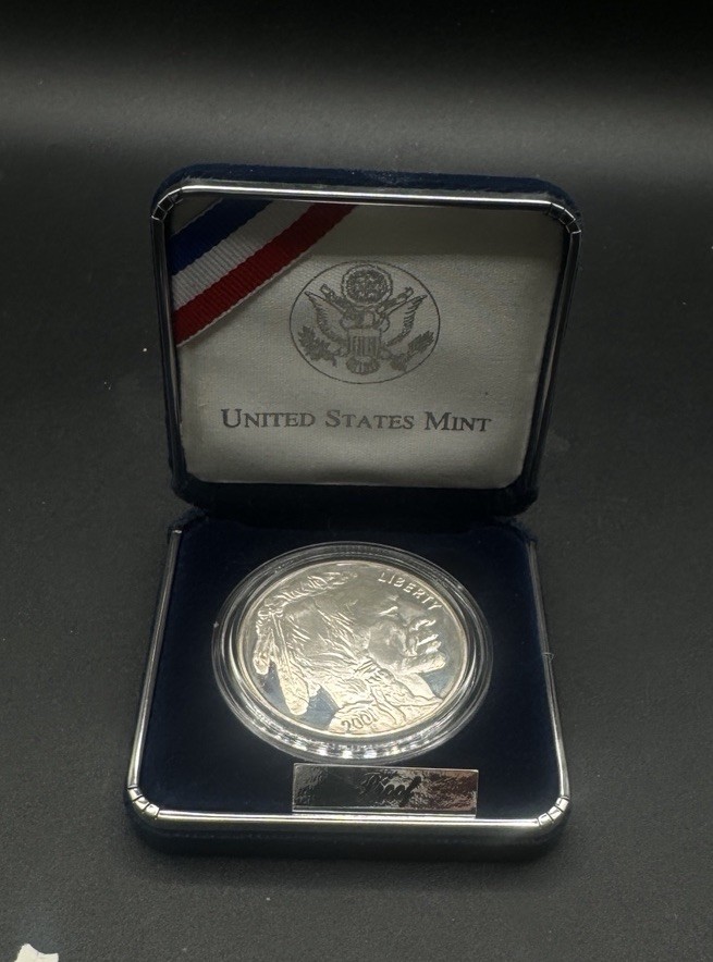2001-P Proof Smithsonian National Museum Of The American Indian Buffalo ...