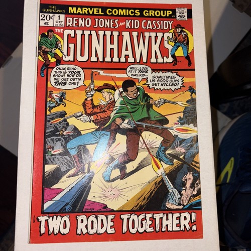 Reno Jones And Kid Cassidy Gunhawks #1 1972 1st App Phantom Rider IV ...